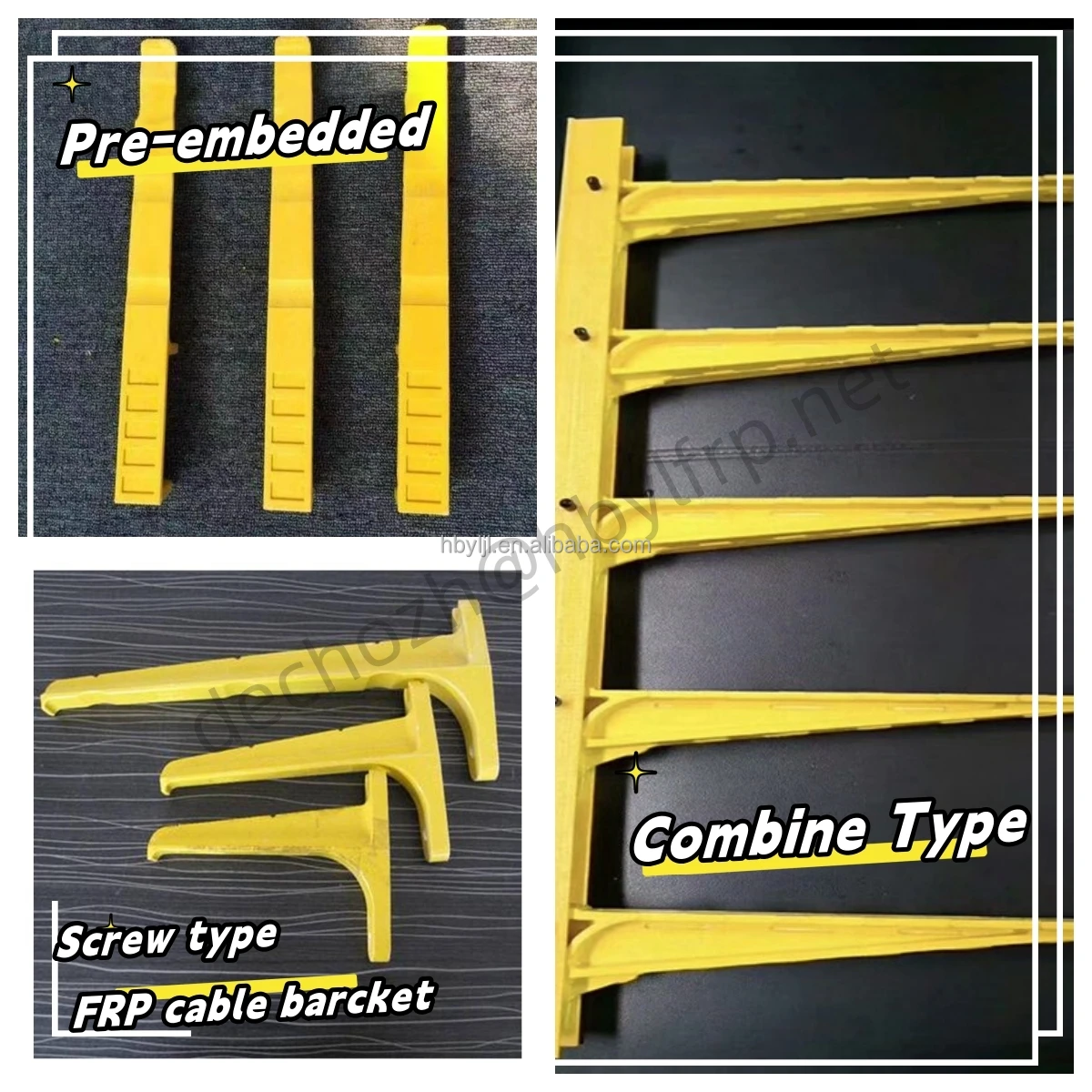 FRP Composite Screw Type Cable Tray Wall Brackets| Alibaba.com
