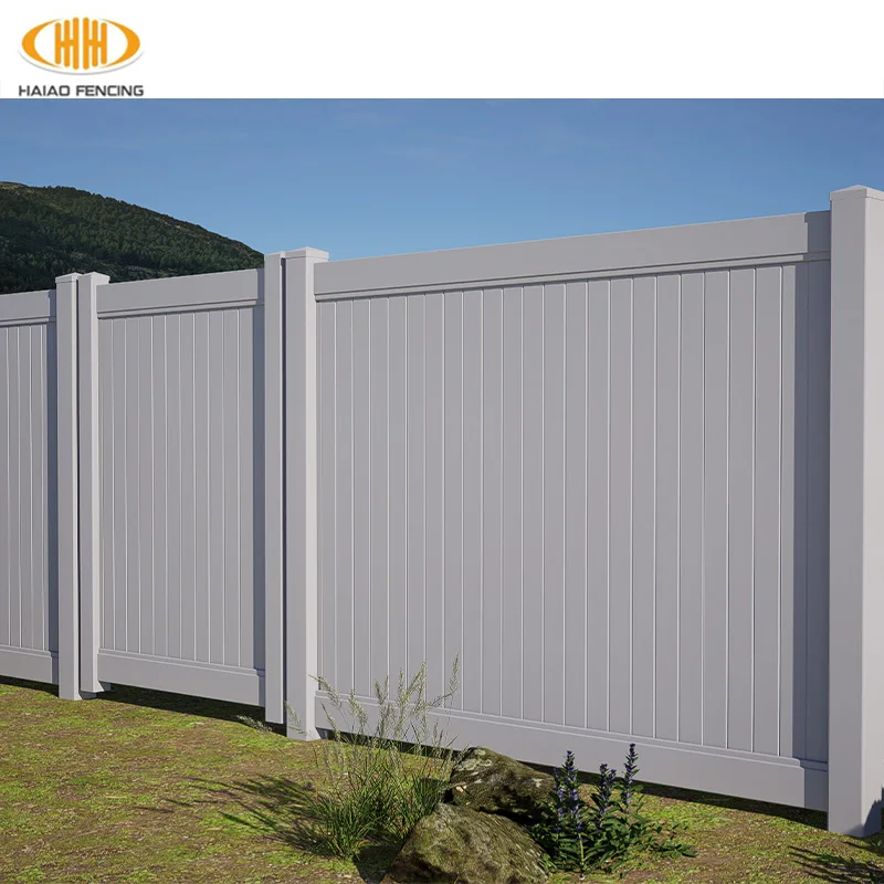 6 ft x 8 ft dark grey vinyl plastic fence panel uv resistant flexible ...