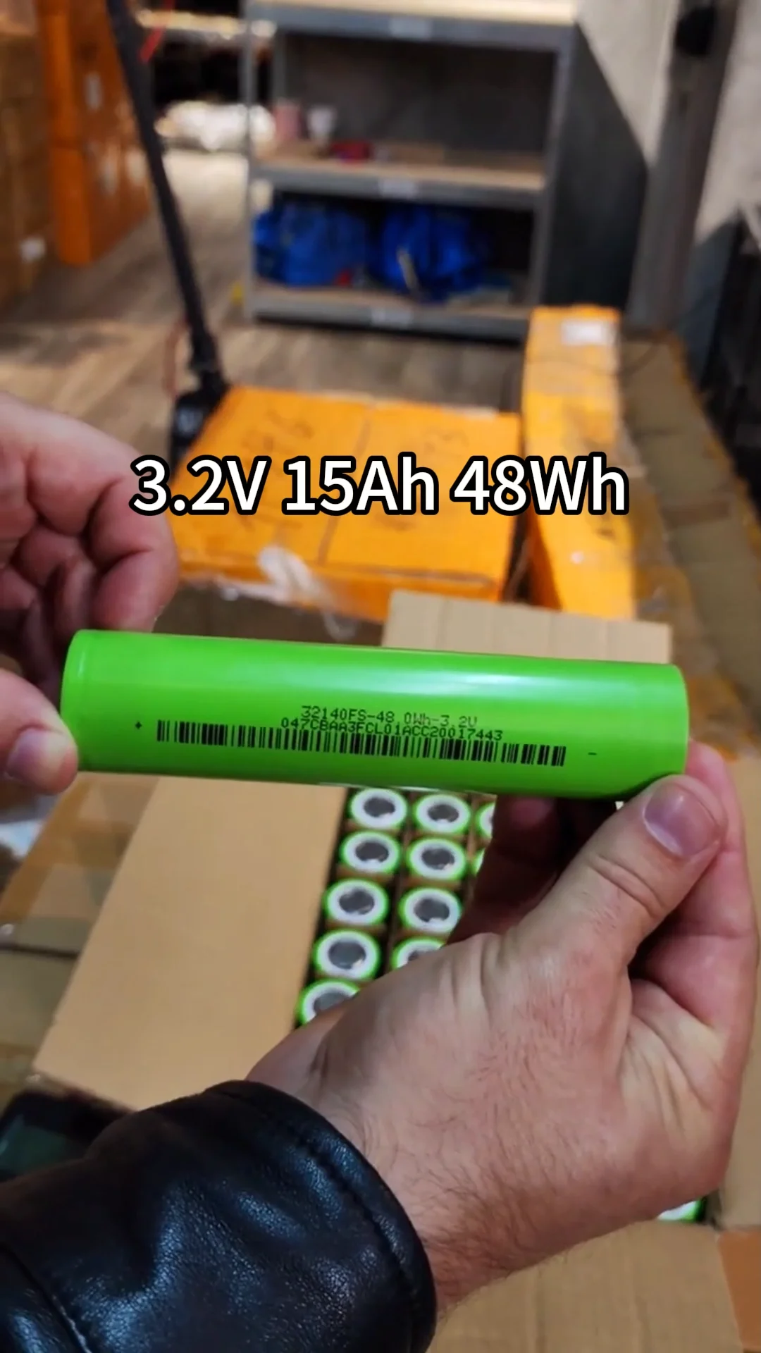 Deep Cycle Cylindrical 33140 32140 Battery Cell Lifepo4 15ah Battery ...