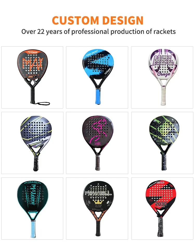 2024 Factory Customized Design Your Own Tennis Racket Paddle Hot Sale ...