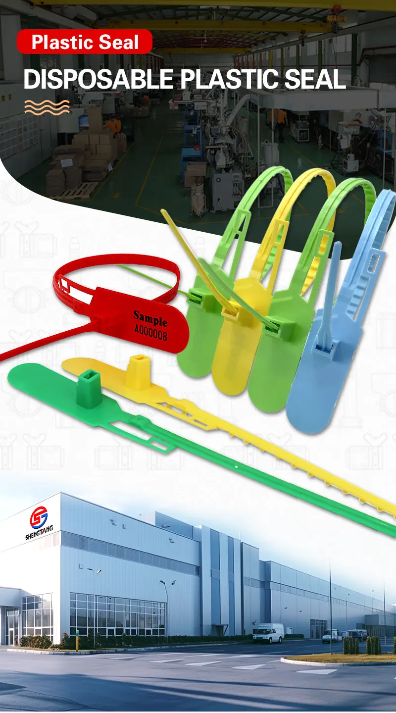 ST8004 Laser Printing Easy Tear Off Plastic Seals Disposable Tear Off ...