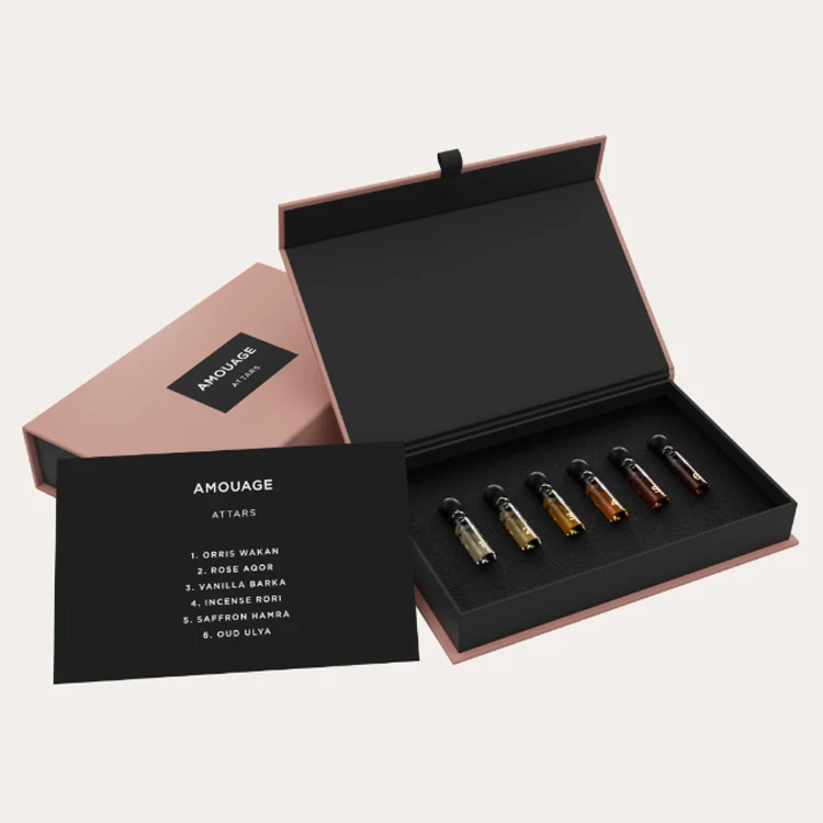 Custom Arabic Perfume Oud Packaging Gift Box Rigid Magnet 3ml 12ml ...