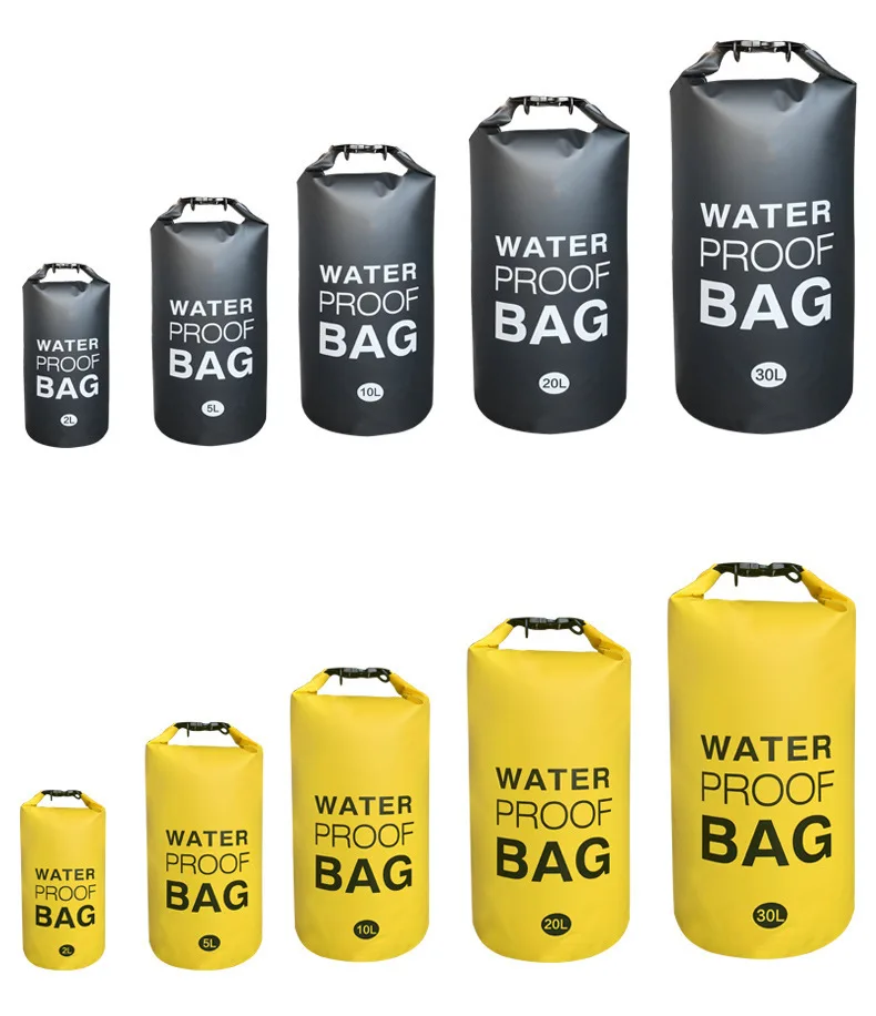 Manufacture New Style 500d Pvc Tarpaulin 20l Waterproof Ocean Backpack Dry Sack Bag With 2 ...