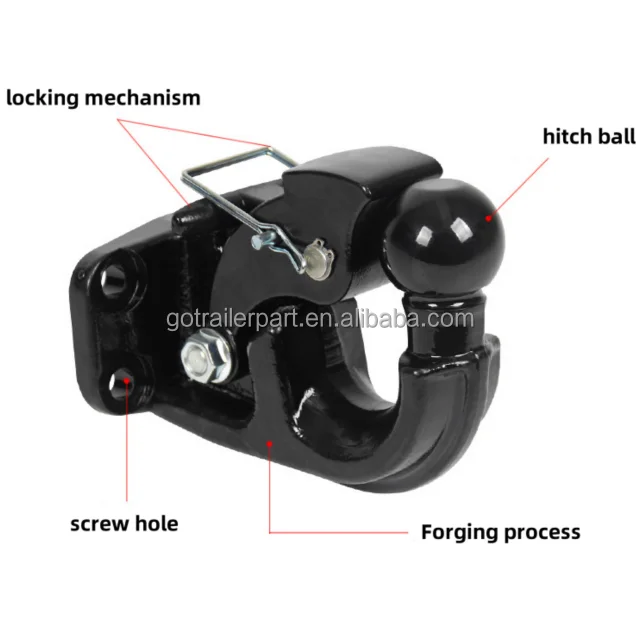 Heavy Duty 304 Stainless Steel Trailer Hook - GO TRAILER