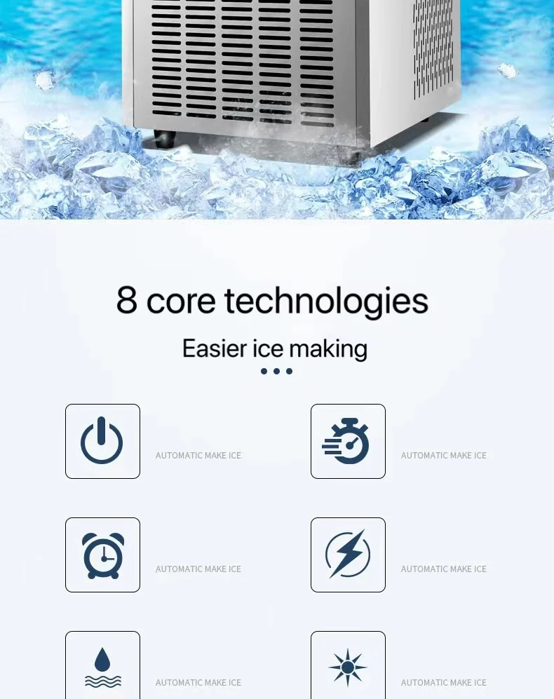 Solar Ice Maker Freezer Ice Cream Machine Maker Roll Soft