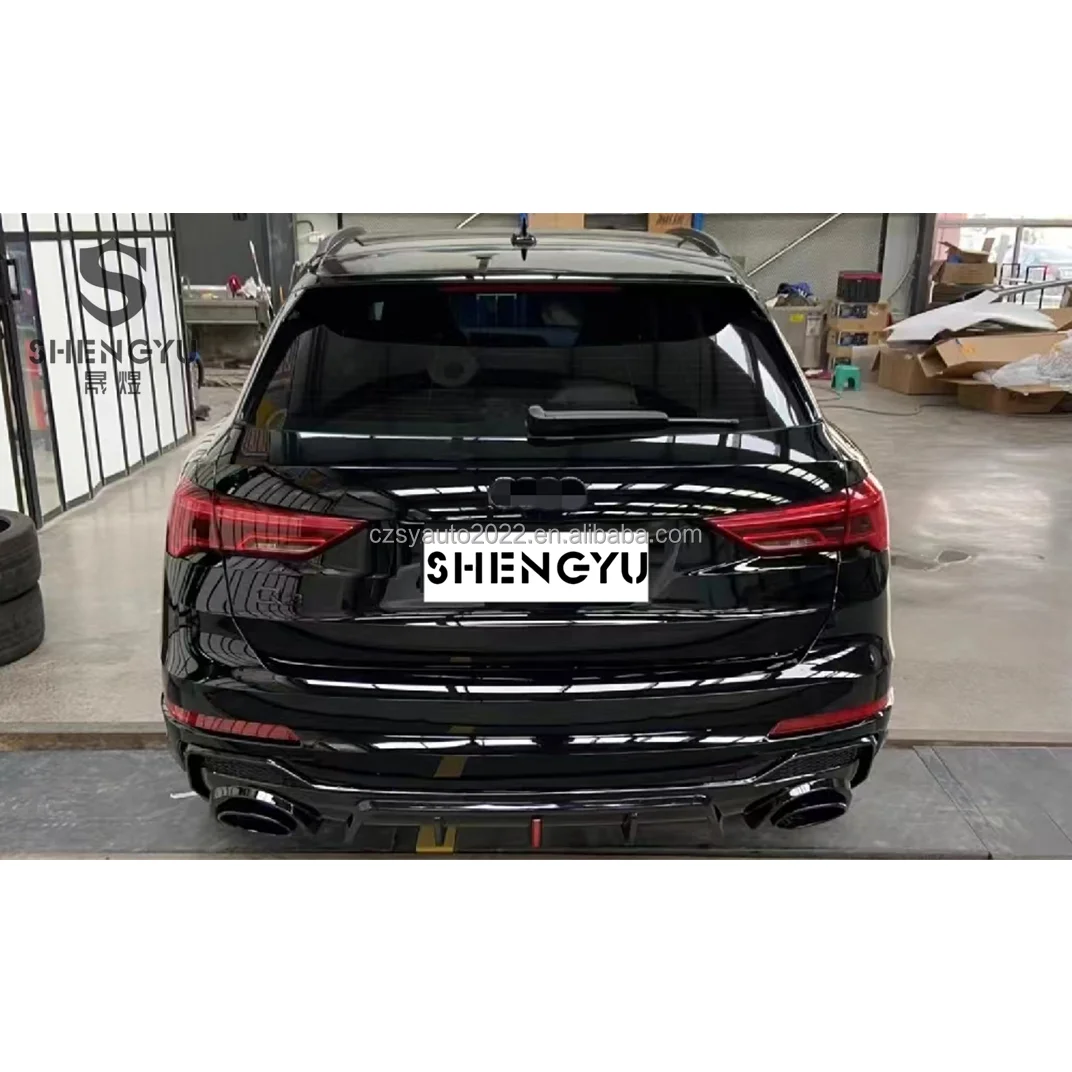 Body Kit For Audi Q3 2019-2022 Change To Rsq3 Model Include Front Bumper With Grille And Front ...