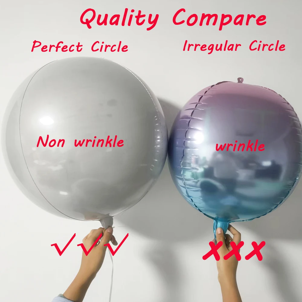 4d Balloon Perfect Round Shape 4d Globos Mirror Balloon Birthday ...