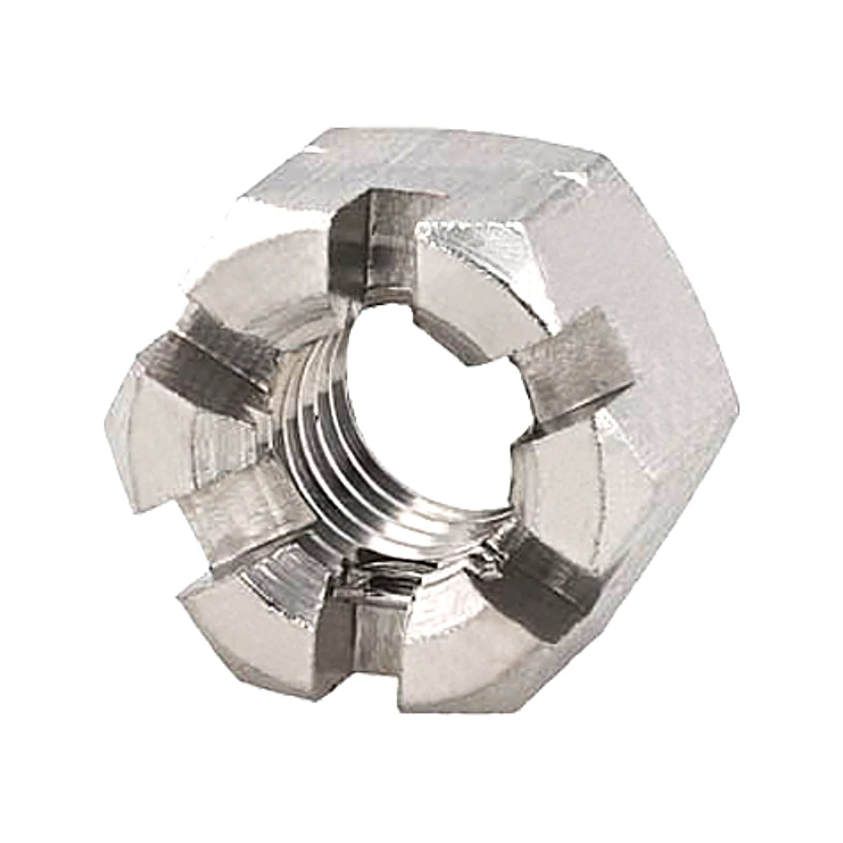 Din935 Grade 4 4.8 Hex Slotted White Zinc Plated Castle Nut - Buy Nut ...