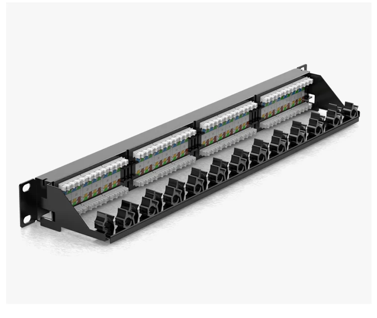 ZHEFAN RJ45 Socket 8P8C Lan Patch Panel 24 Port 19inch 1U Networking ...