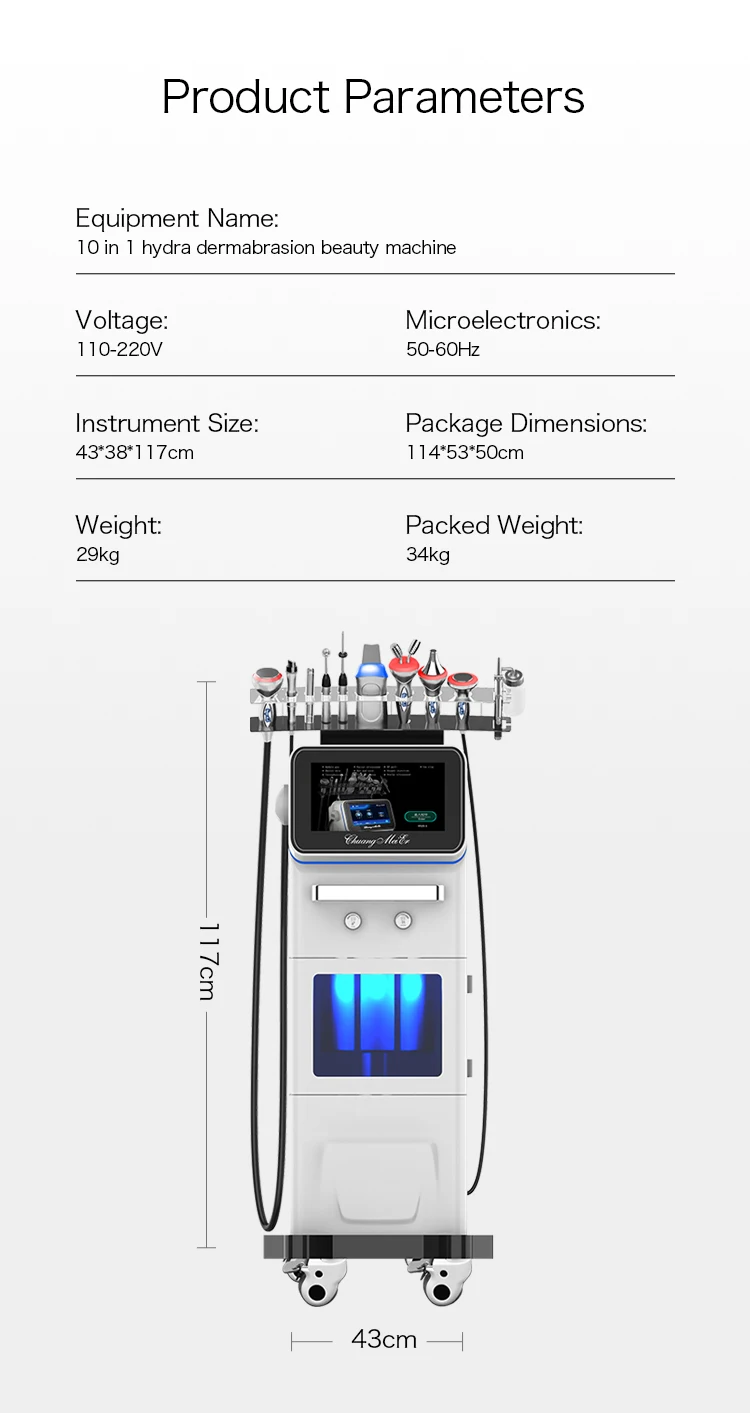 14 In1 Aesthetic Medicine Jet Peel Facial Hydrodermabrasion Facial ...