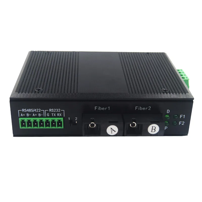 Industrial Rs485 Rs422 Rs232 Serial To Optical Transceiver Self-healing ...