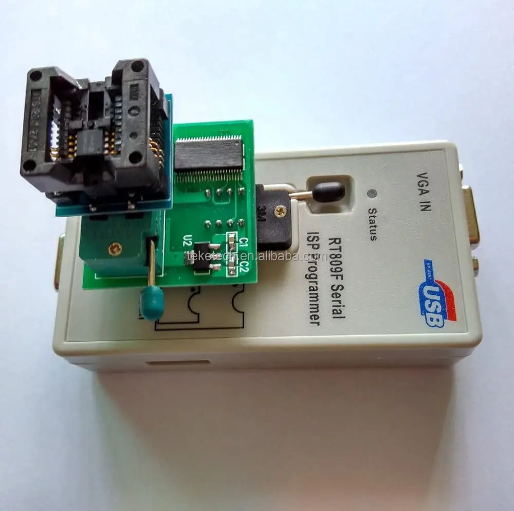 Rt809f Programmer 8 Adapter Ic Clips Eprom Programmer Chip Program 1.8v ...