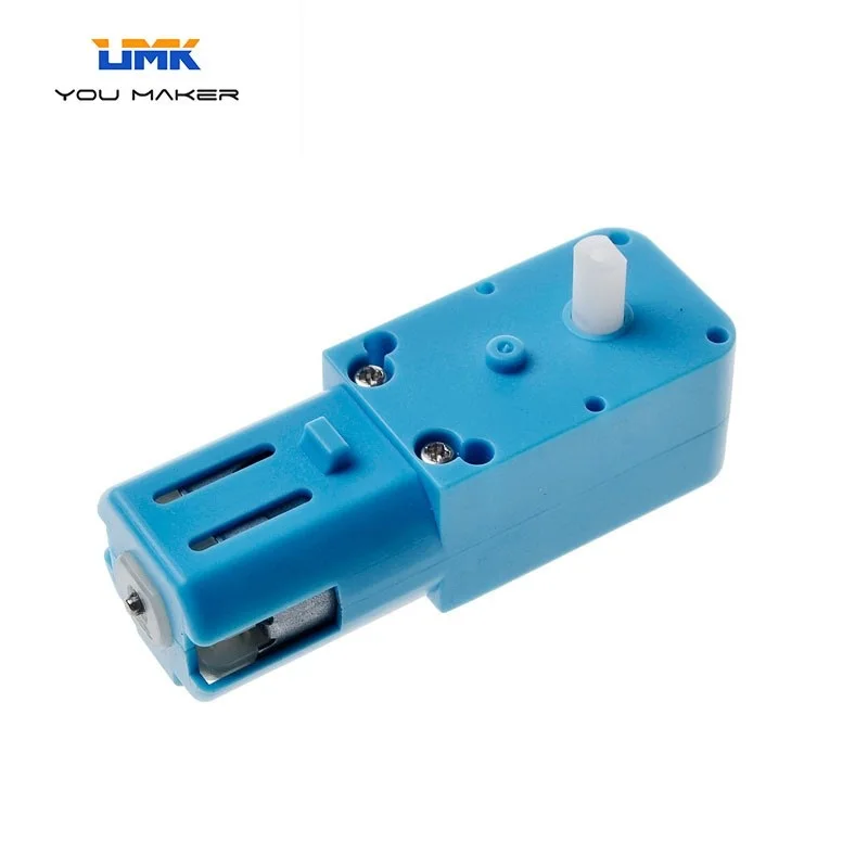 Blue Single Axis TT Motor DC Reduction Motor 3V-6V 200 Rpm 600 Rpm ...