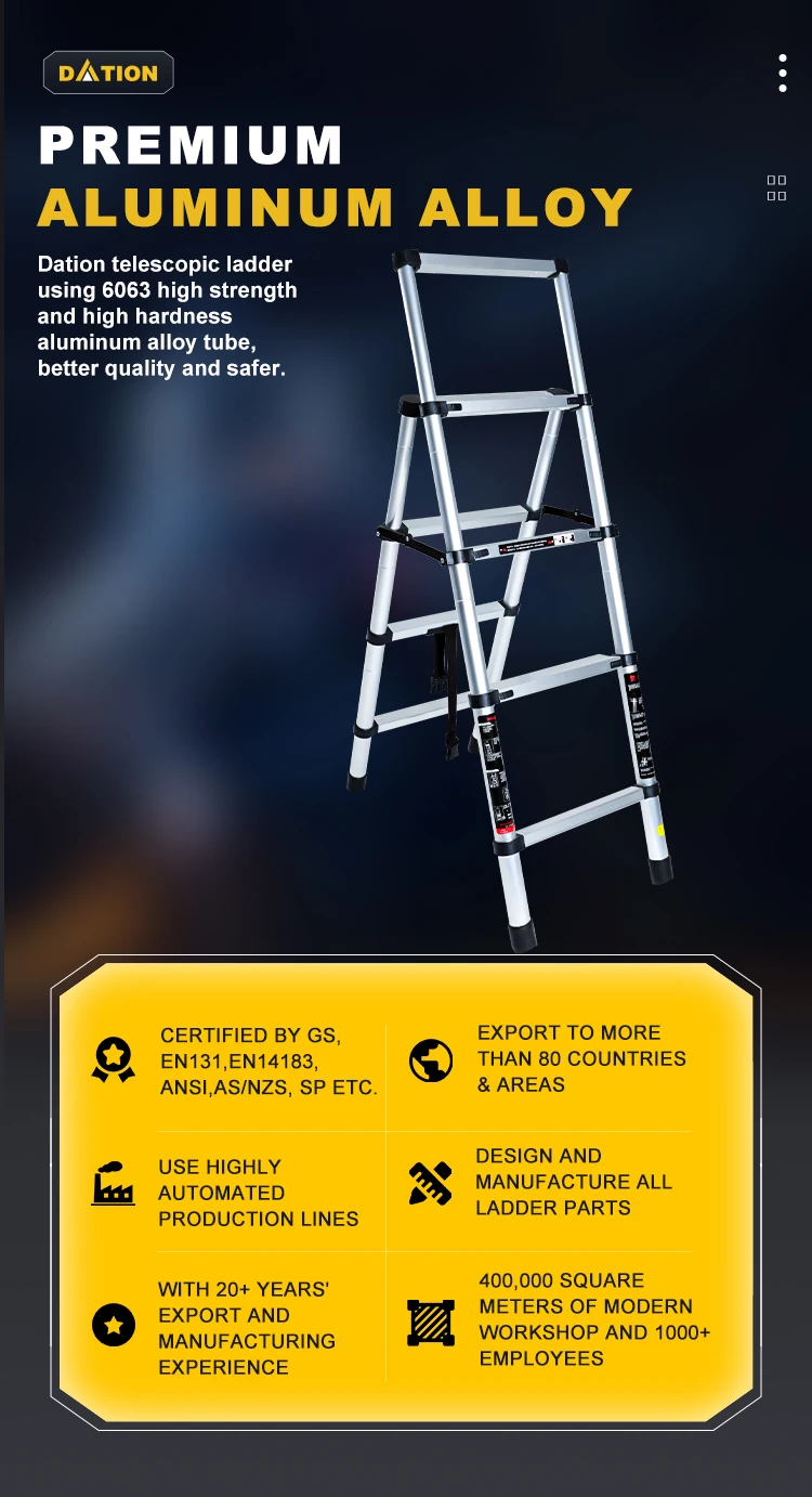 China Ladder Vendor Foldable Step Staircase Aluminium Alloy Ladder With ...