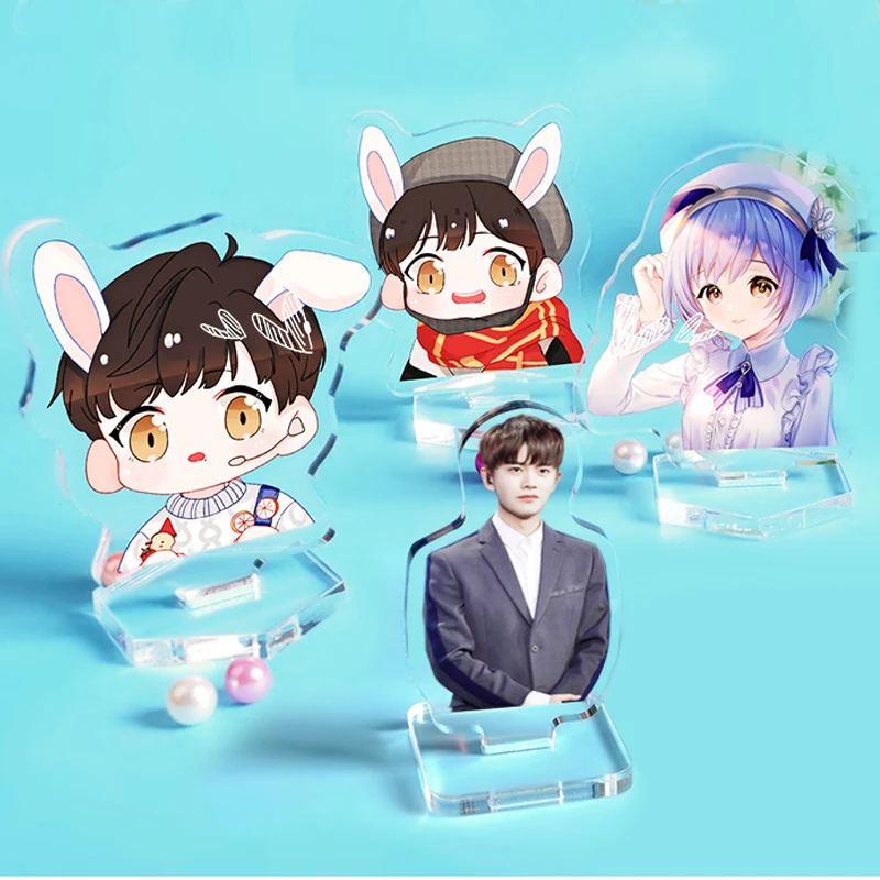 Figure Genshin Impact Clear Custom Acrylic Stand Model Plate Desk Decor ...