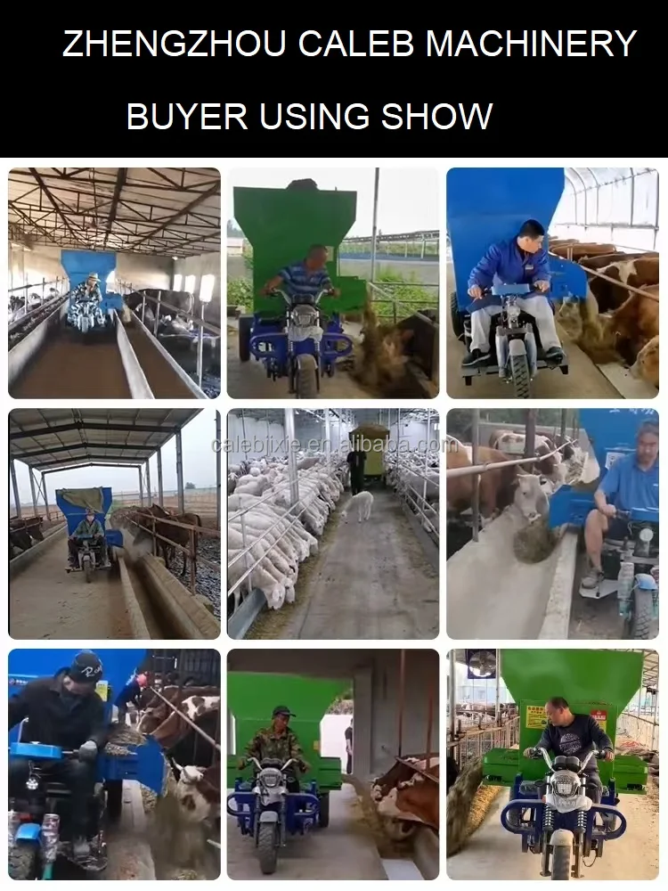 Electric Feeding Cart - Efficient Silage Spreading