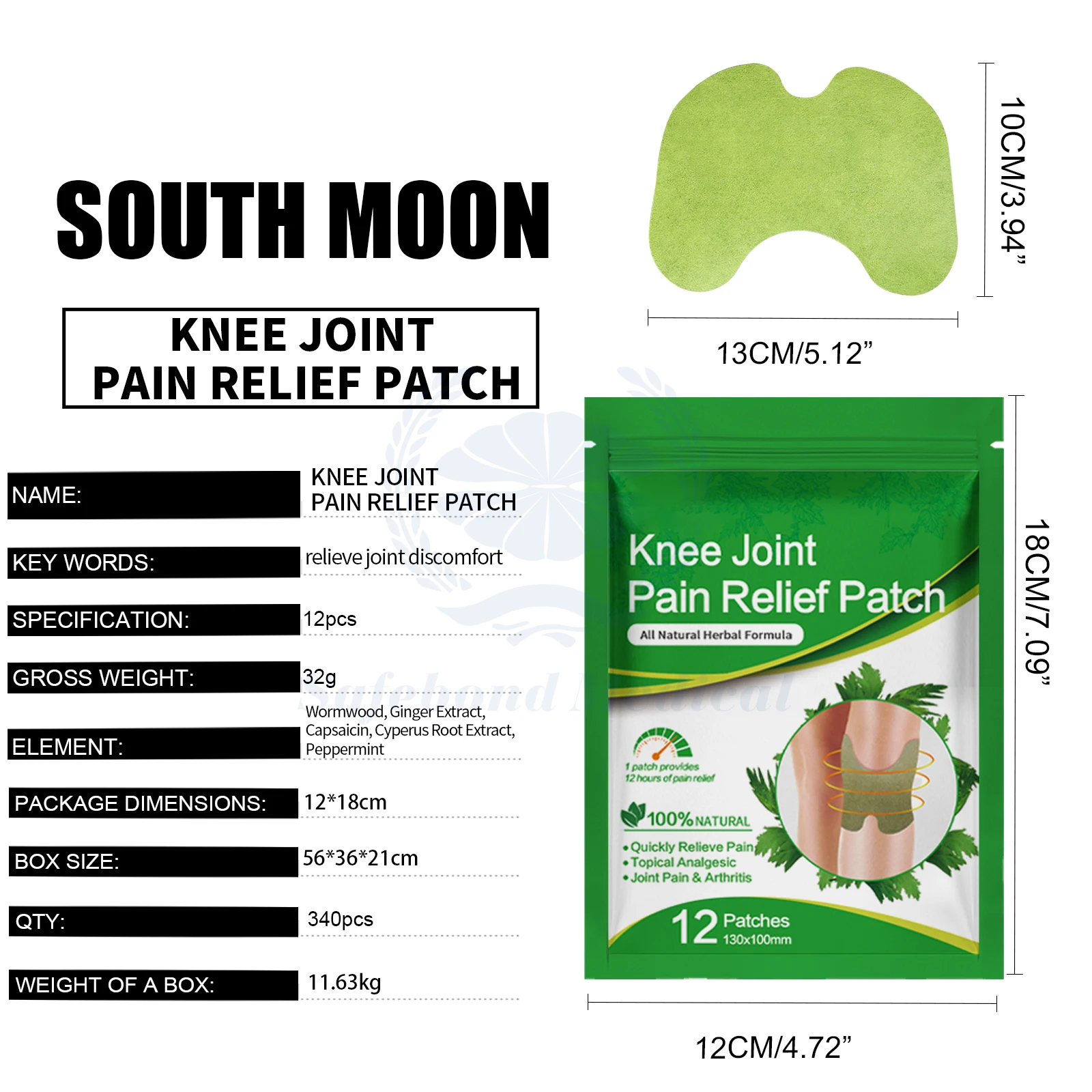 Knee Joint Care Patch Lumbar Spine Knee Cervical Spine Body Care ...