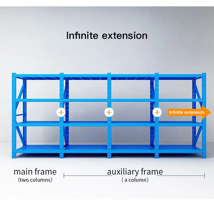 Industrial Warehouse 300kg Capacity Steel Longspan Light Duty Shelving ...