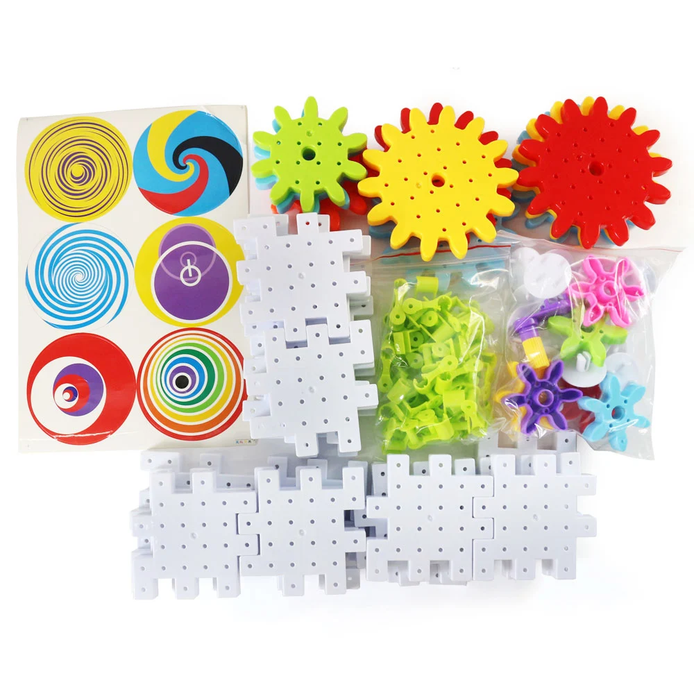 Kids DIY Toys - Plastic Gear Block Handheld Brain Game
