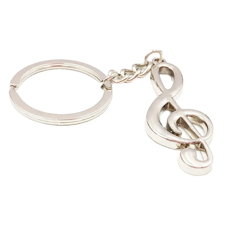 Creative Metal Music Symbol Keyring Music Gifts Treble Clef Musical ...