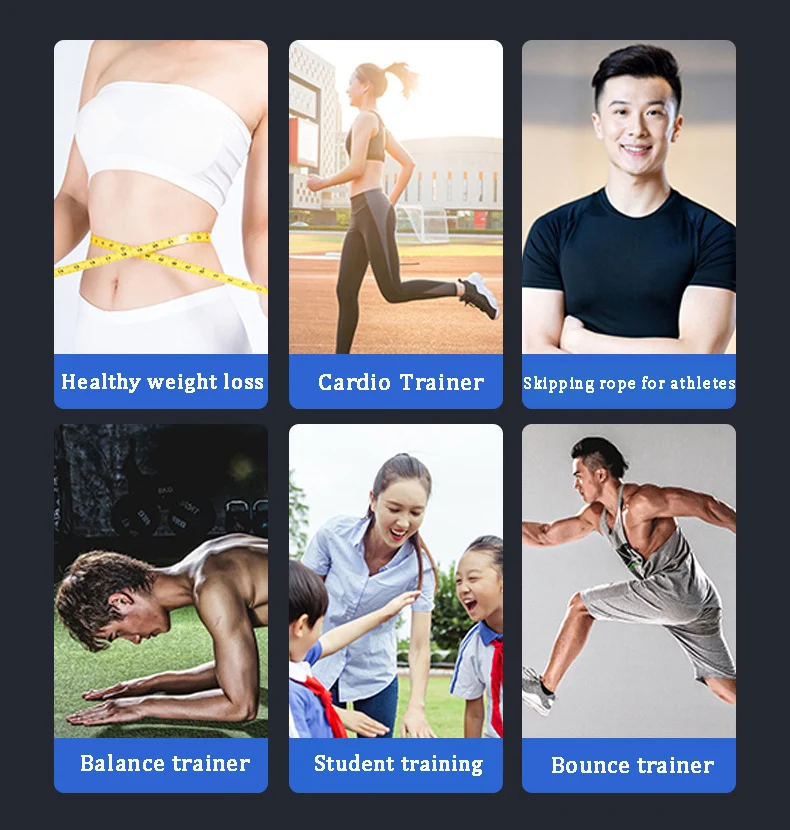 Professional Skipping Rope Jump Speed Exercise Uncoated Wire Bearing ...