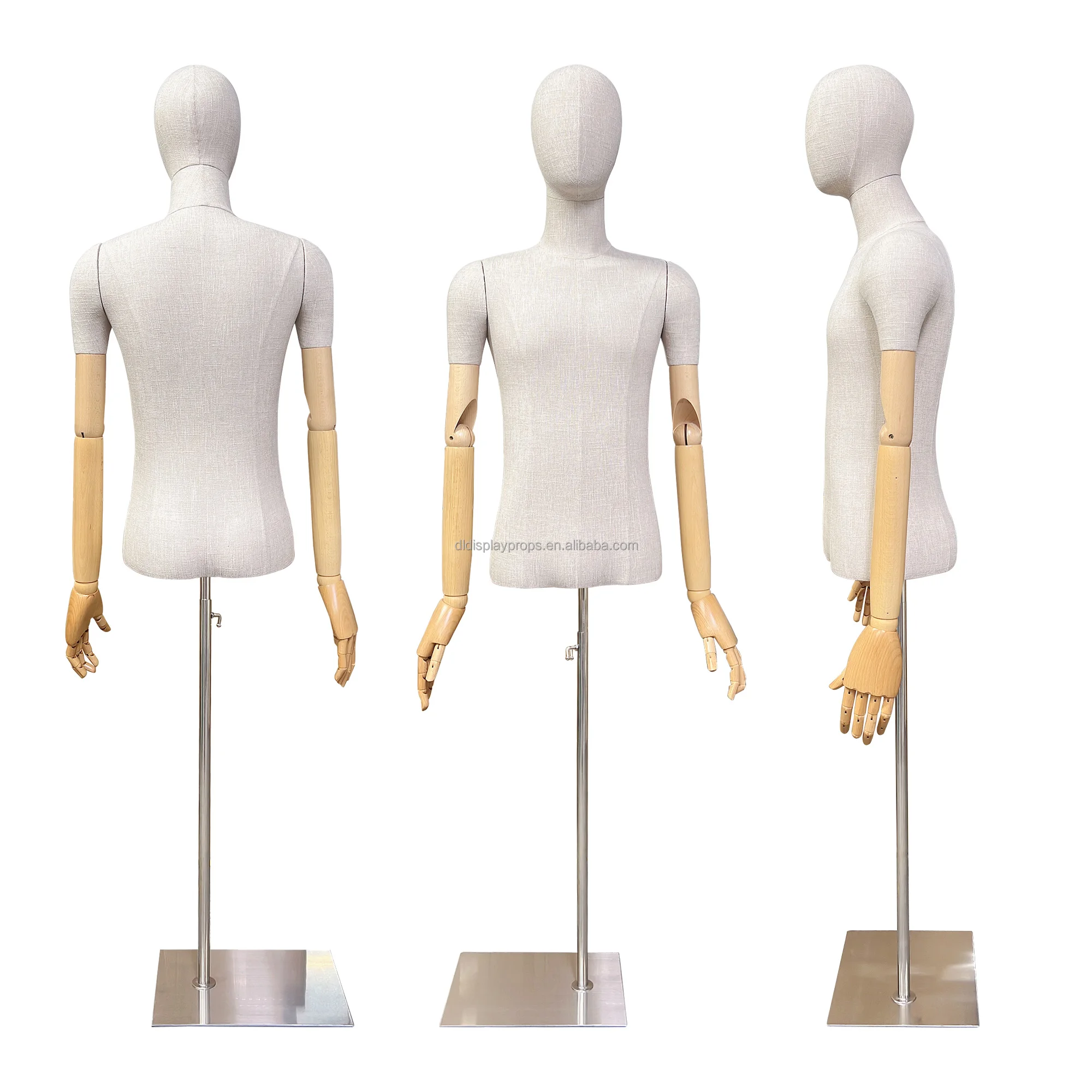 Luxury Clothing Display Mannequin Male Torso Half Body Display Dummy ...