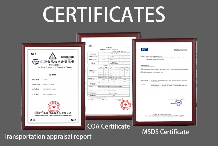 Msds Certification 200g/bags Titanium Metal Powder For Cold Sparkler ...
