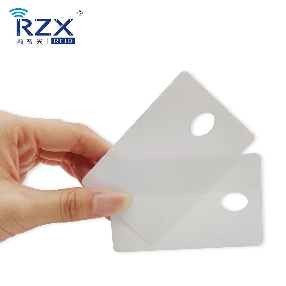 100% Polycarbonate Blank White Card - Customizable ID