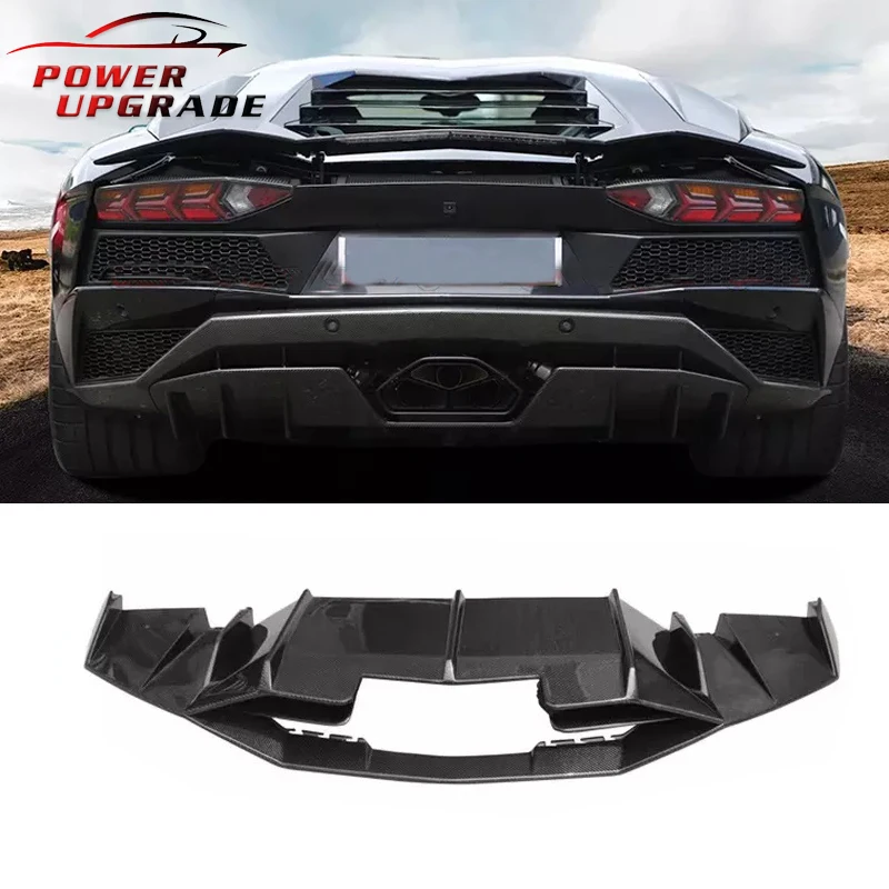 DMC Style Rear Diffuser Carbon Fiber Car Body Kit For Lamborghini ...