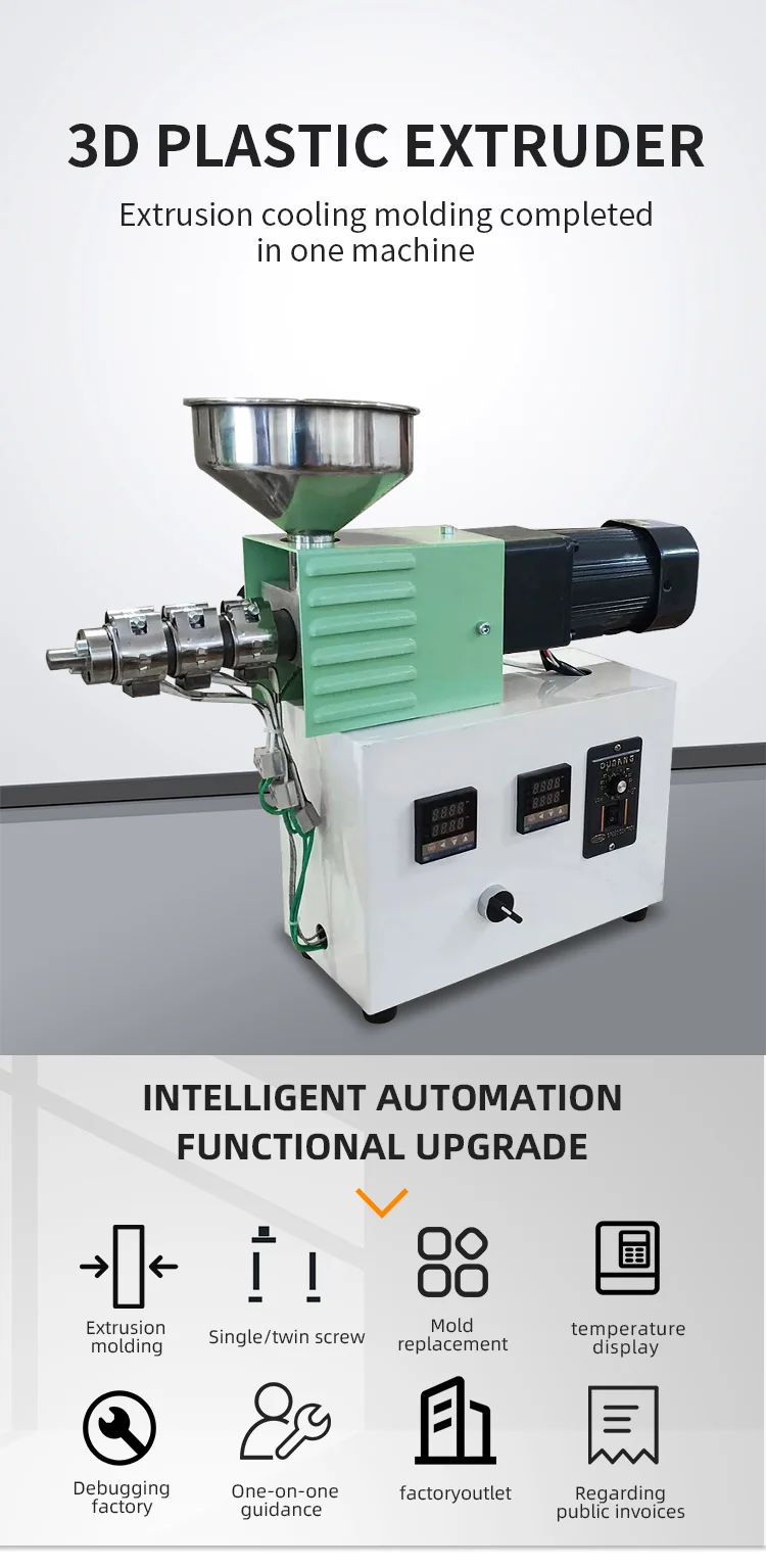 Sj15 Single Screw Extruder Desktop For Laboratory Extruding Machine ...