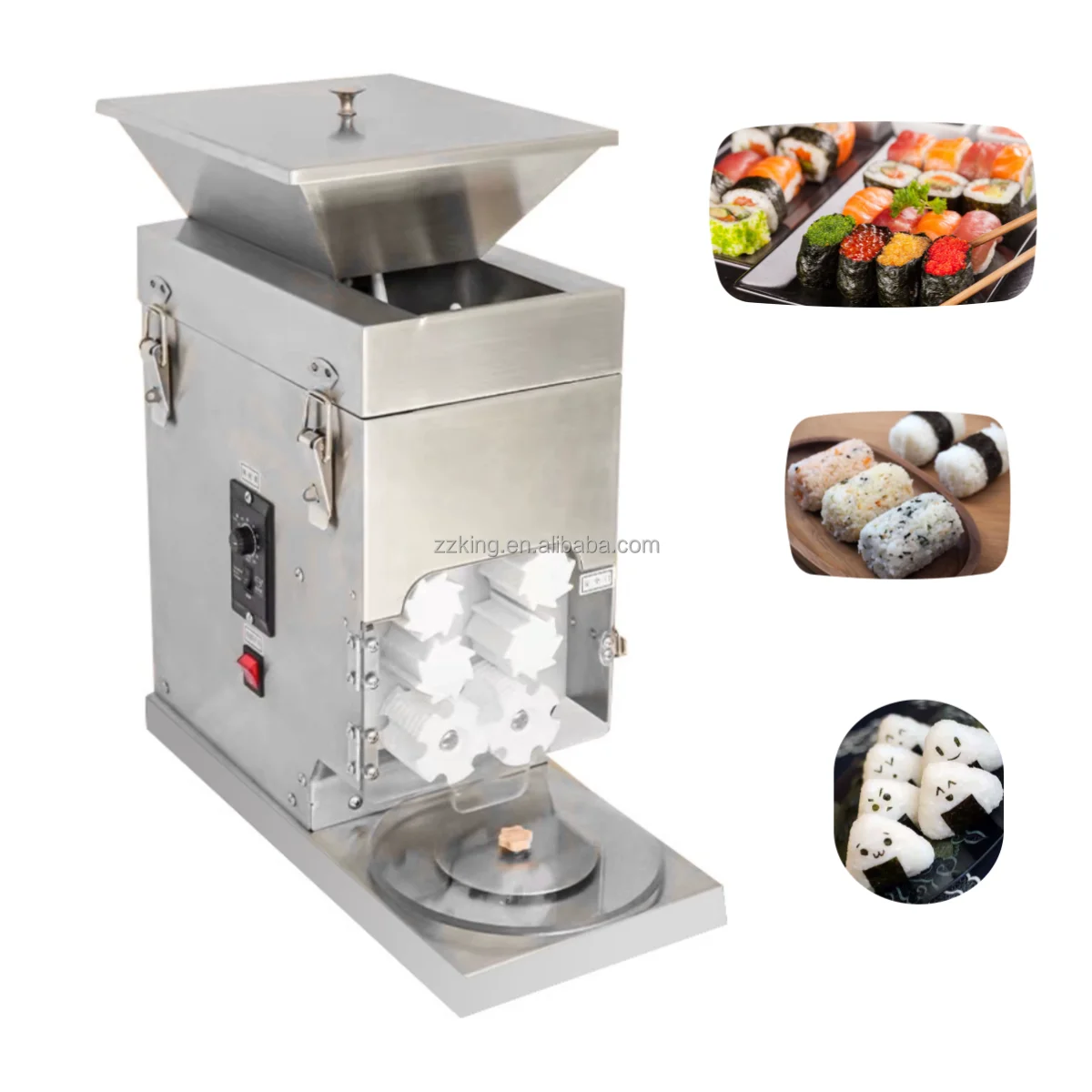 Tabletop Sushi Ball Automatic Onigiri Robot Rice Balls Making Machine ...