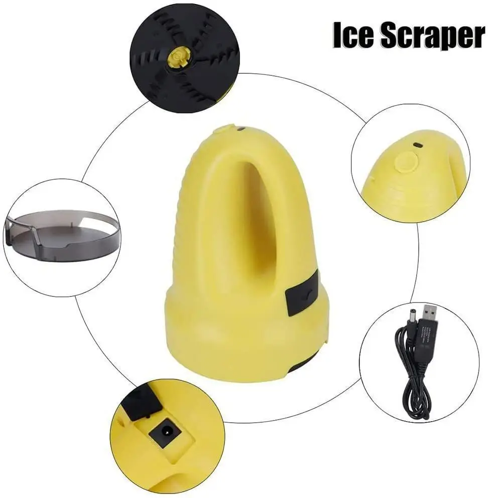 Rechargeable Electronic Car Snow Ice Window Scraper Electric Ice Snow ...
