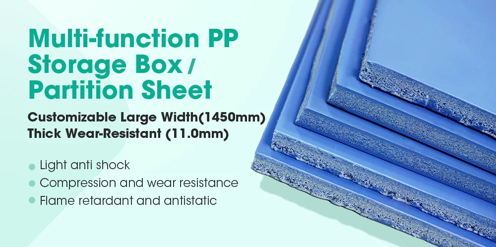 Factory Custom Anti Static Electronic Product Protection Blue Pp ...