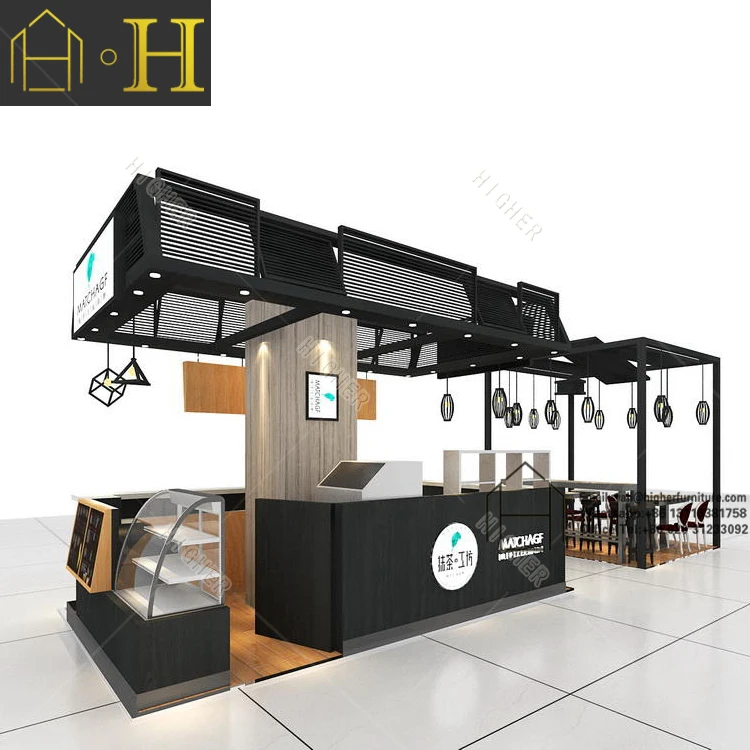 Luxury Food Kiosk Design for Retail - Customizable Solutions