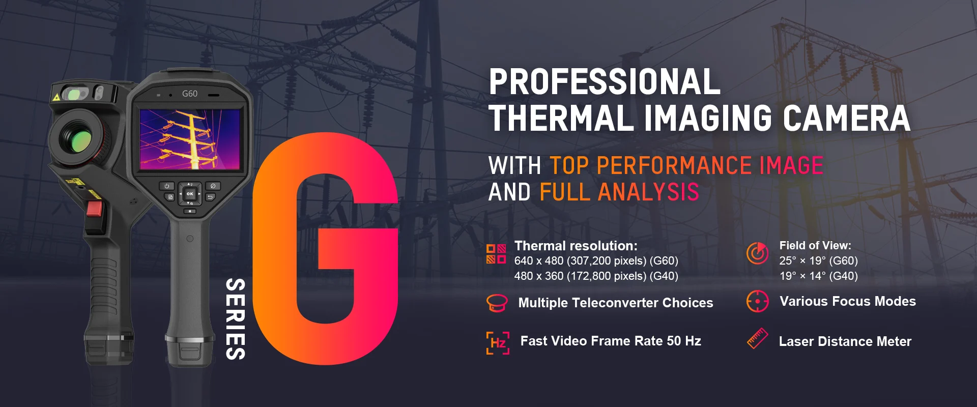Hikmicro G60 Handheld Infrared Thermal Imaging Camera for Industrial ...