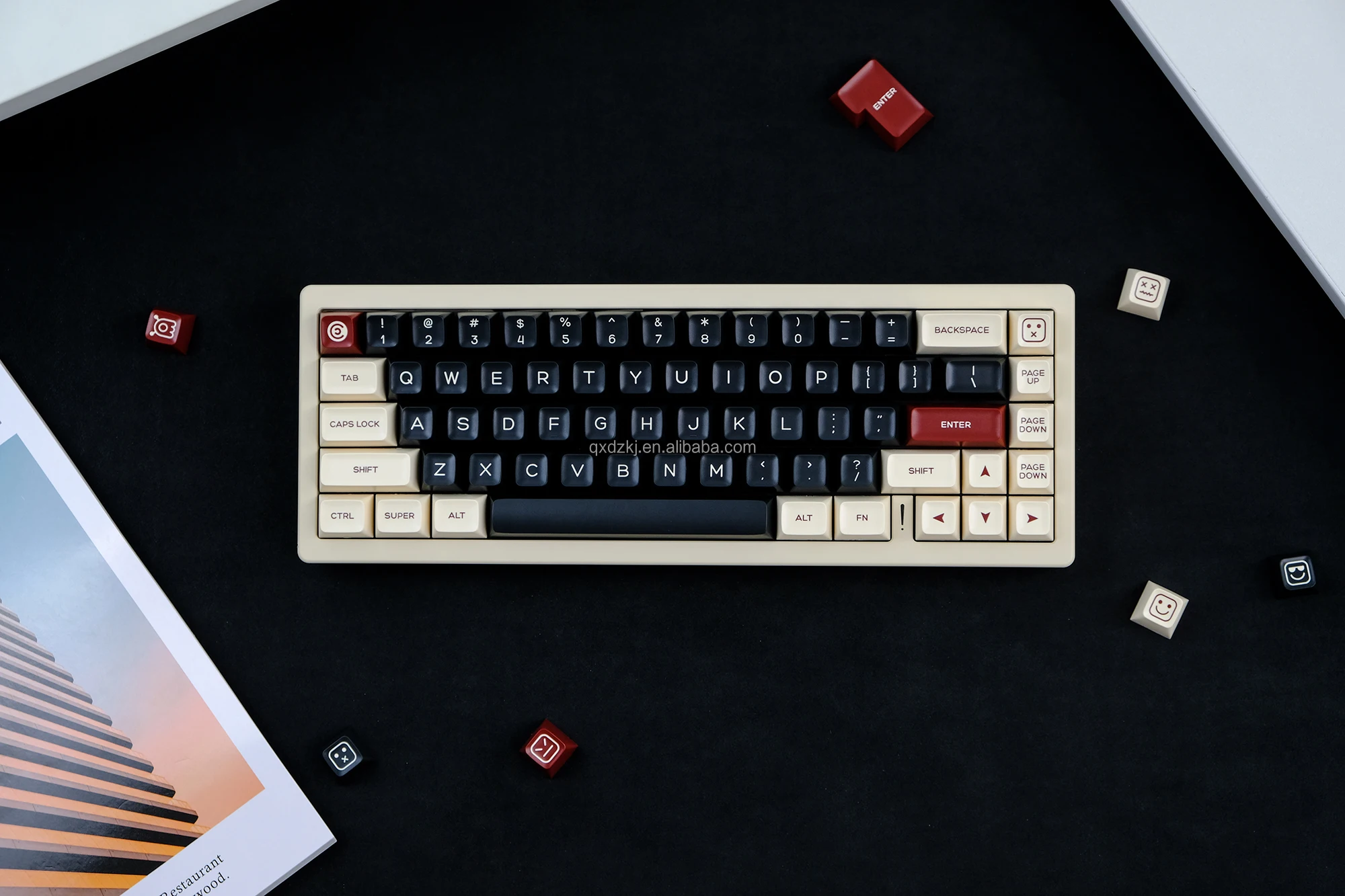 Mechanical Keyboard Keycaps Qxa Rome Two Color Injection Molding Double ...