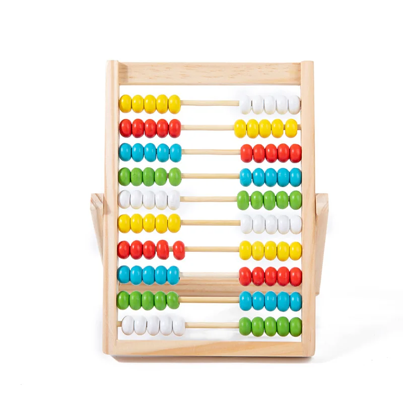 Wooden Calculation Frame Children School Mathematics 10 Abacus ...
