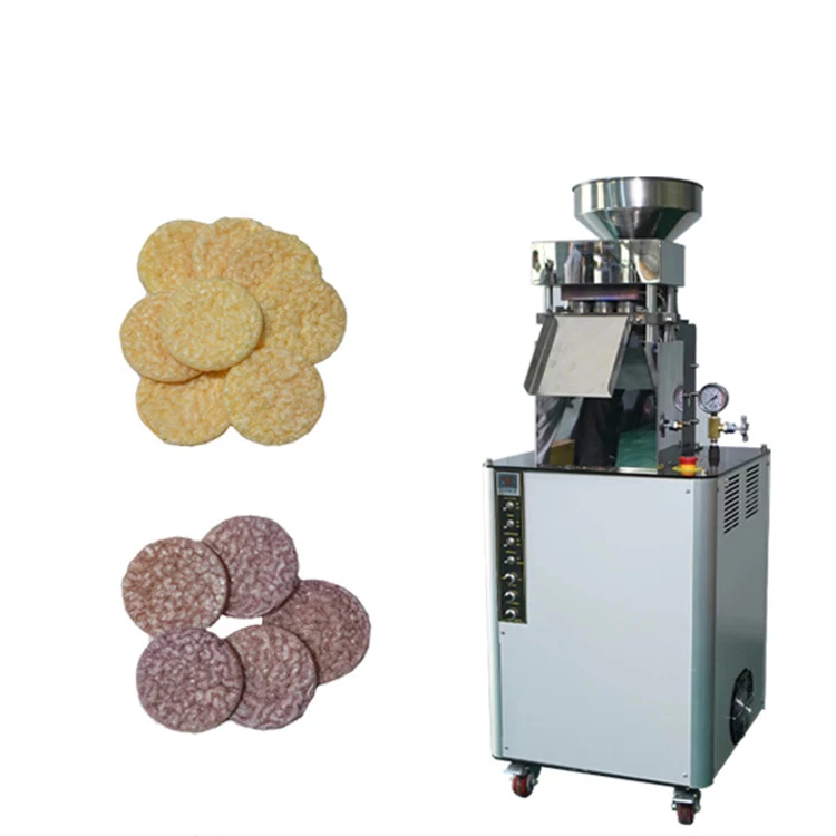 High Efficiency Korea Popped Rice Chips Making Machine Rice Cracker ...