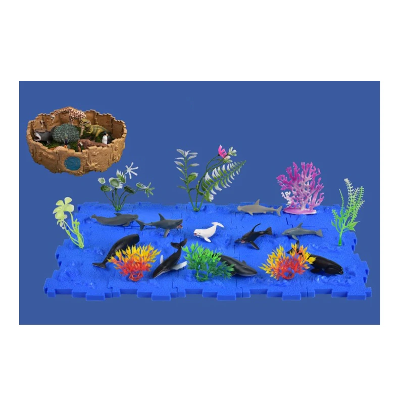 Simulation Scene Miniature Mini Marine Deep Sea Animal Model World Toy ...