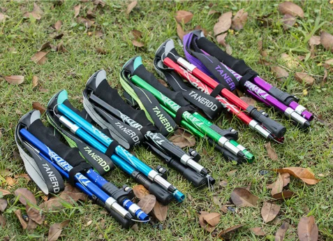 Multifunctional Ultralight Aluminium Triple Foldable Black Walking ...