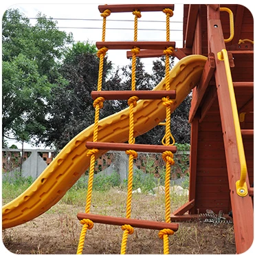 Pramount Playset-Backyard Garden Wooden Kids Outdoor Playground Slide ...