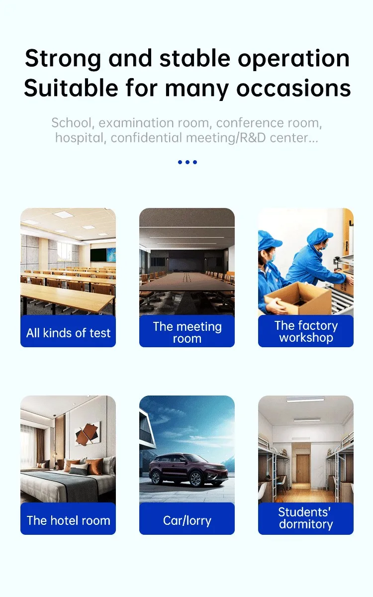 S10 10 Channels Signal Shielding Personal Privacy Rf Signal Detector ...