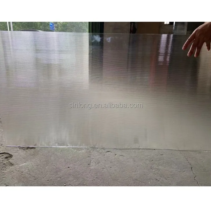 3mm Big Wicked Transparent Pattern Glass Ripple Texture Glass ...