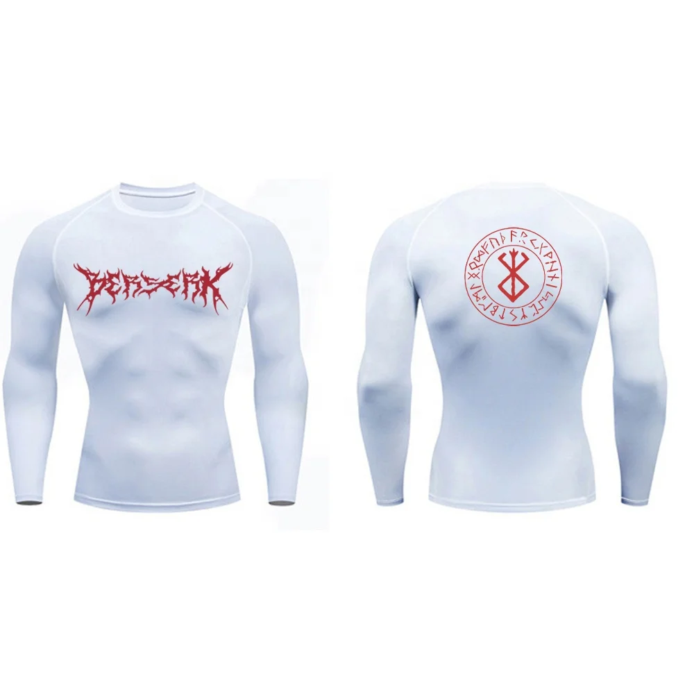 Anime Berserk Guts Compression Shirt Men Fitness Quick Dry Rash Guard ...