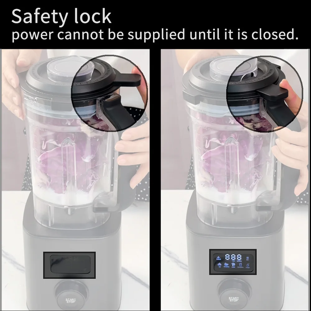 Vertical Smart Juicer Blender - Heavy Duty Fruit Smoothie Mixer