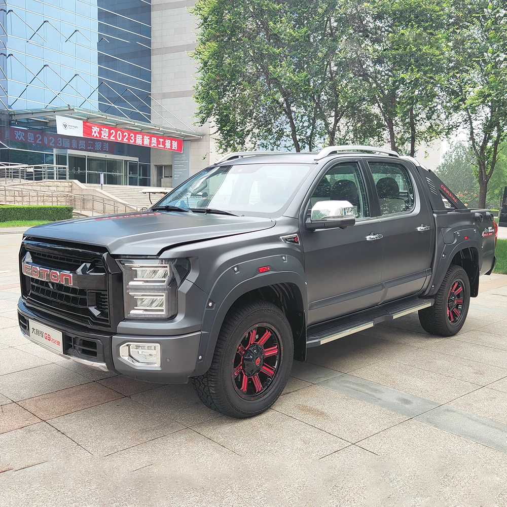 Cheap Diesel Electric GMC RHD Mini Foton Tunland G9 Pickups Truck for Sale