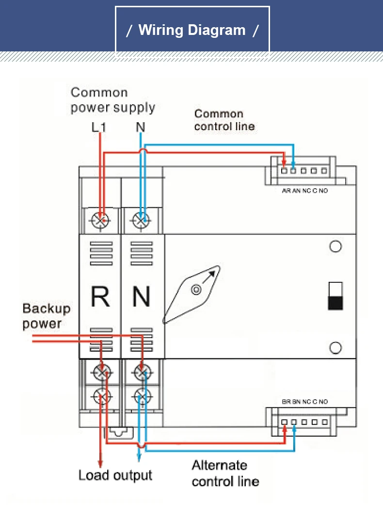 Chyt Lw2r-100 2p 3p 4p Ac 220v 63a 100a 125a Uninterruptible Dual Power Automatic Transfer ...