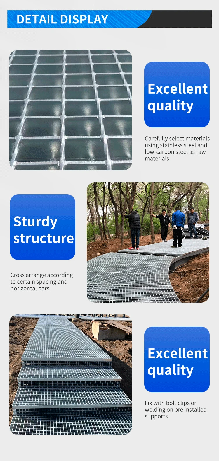 Factory Price Stainless Steel Grating Galvanized Serrated Flat Bar ...