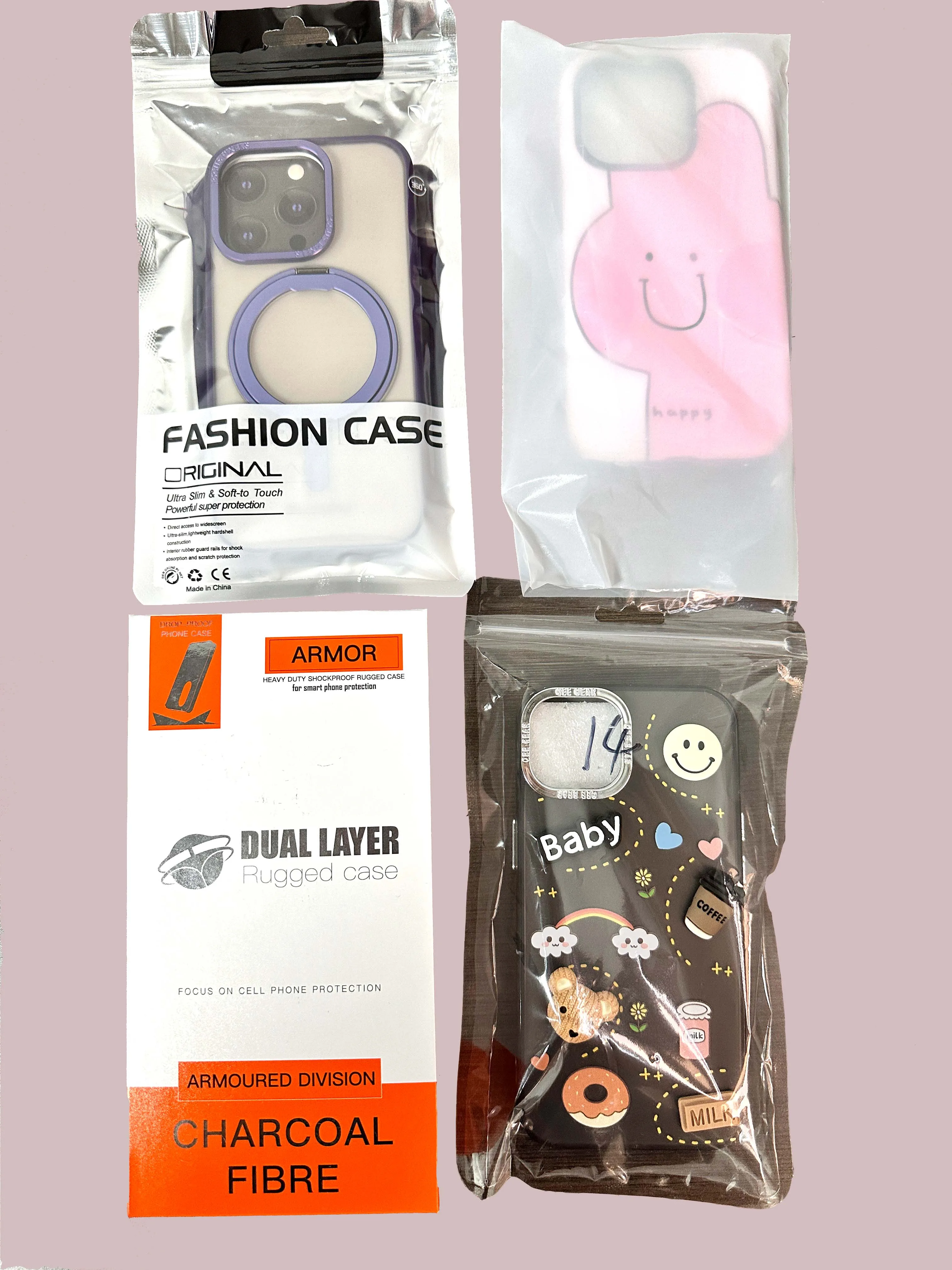 Simple Transparent Magnetic Mobile Phone Cover Business Style Skin Feel ...