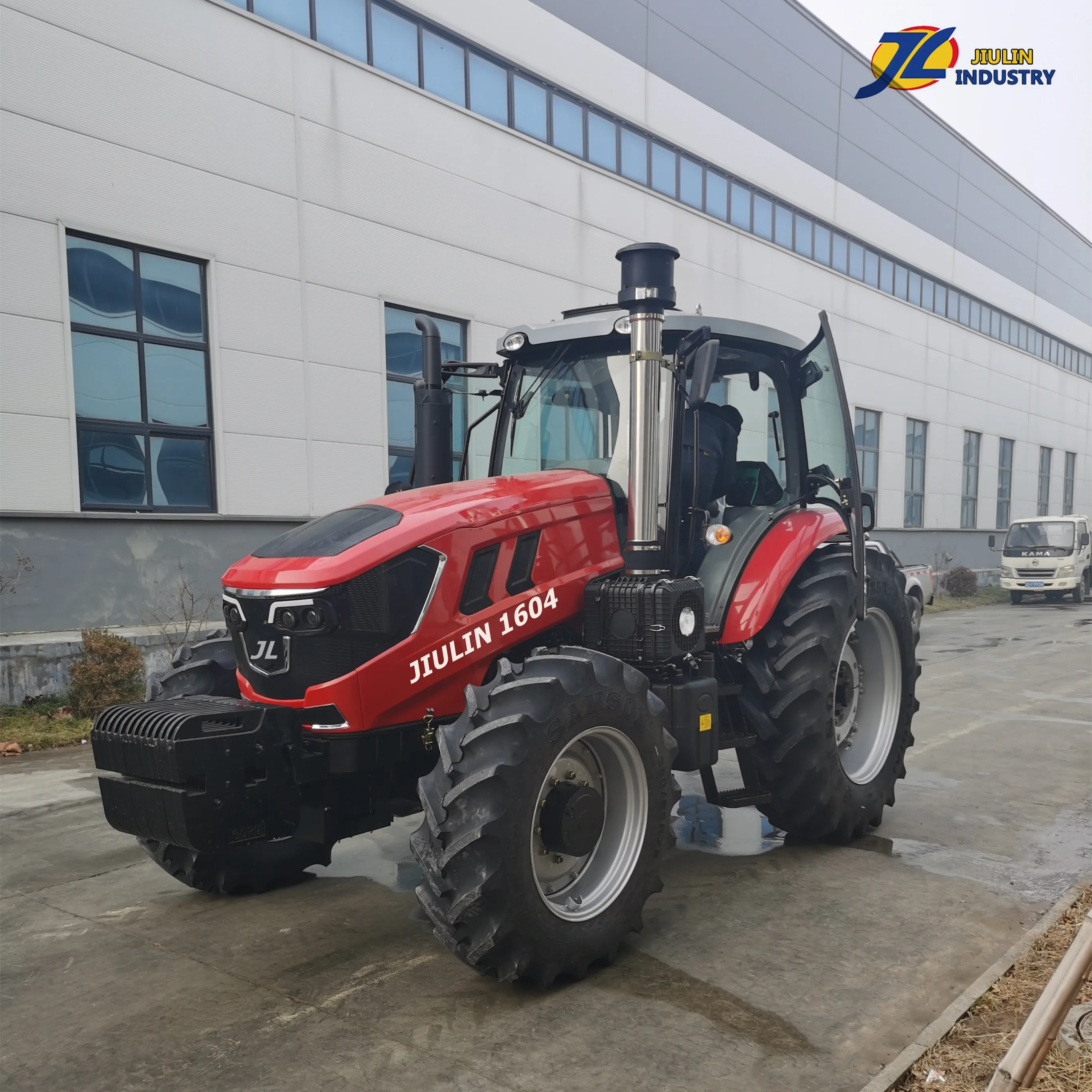 JIULIN 160hp 180hp 200hp 중형 농장 4WD 트랙터 4x4 휠 트랙터 (코어 기어 박스 엔진 트랙터 포함 ...